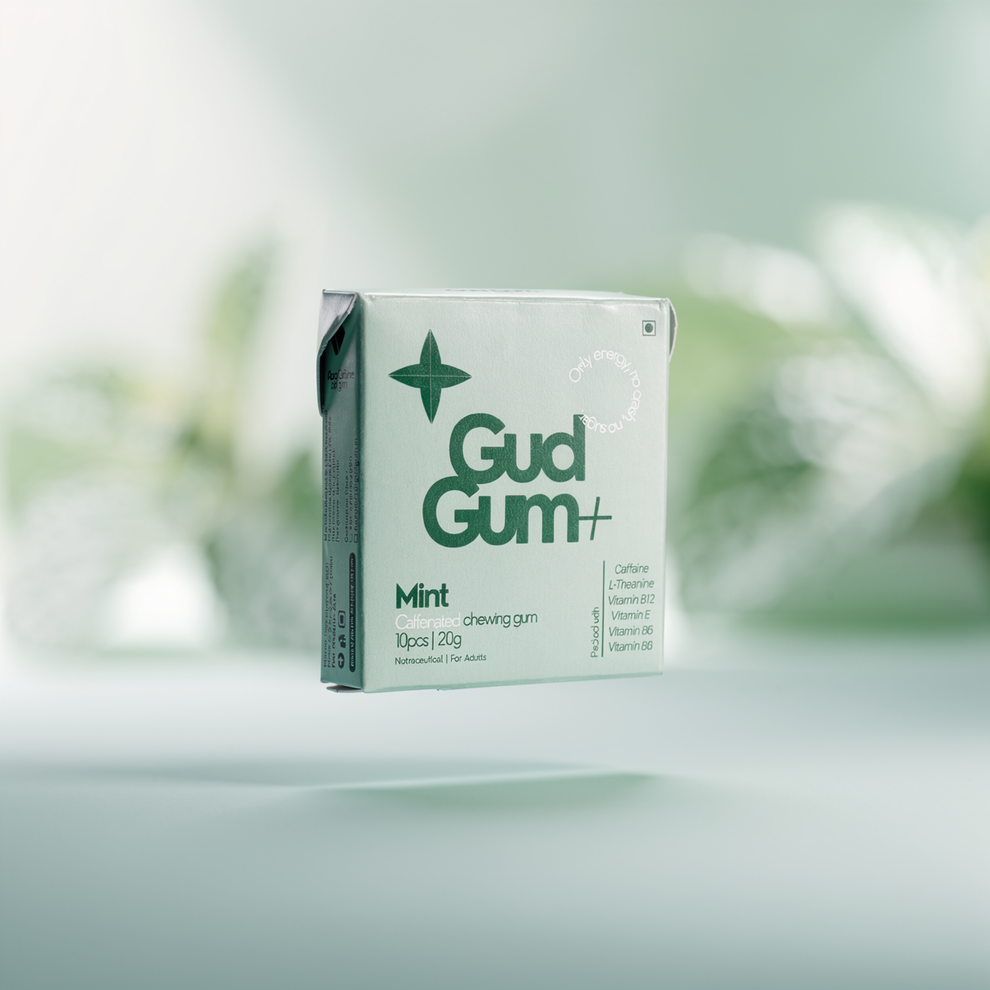 Gud Gum+ Mint Caffeinated Chewing Gum – Gud Gum | Planet-Friendly ...